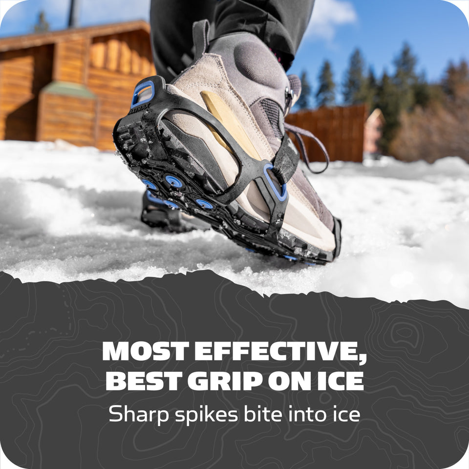 Yaktrax UltraGrip Ice Cleats for Shoes, Lightweight Winter Traction ...