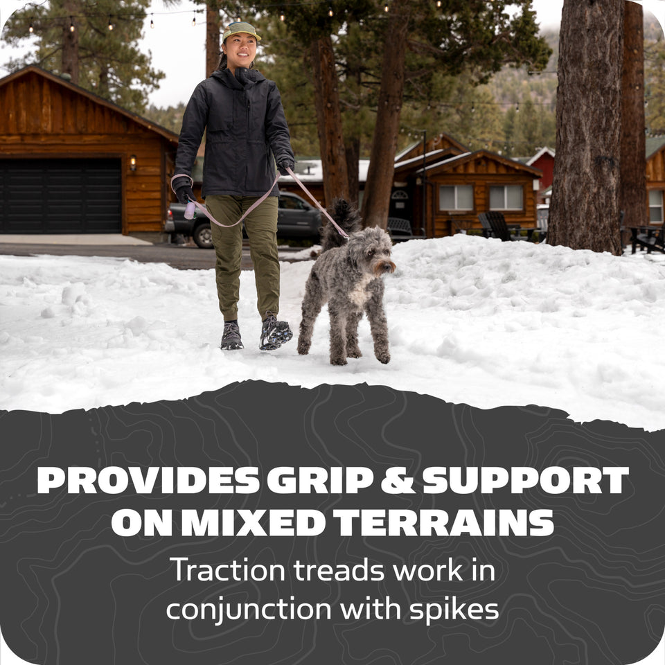 Yaktrax UltraGrip Ice Cleats for Shoes, Lightweight Winter Traction ...